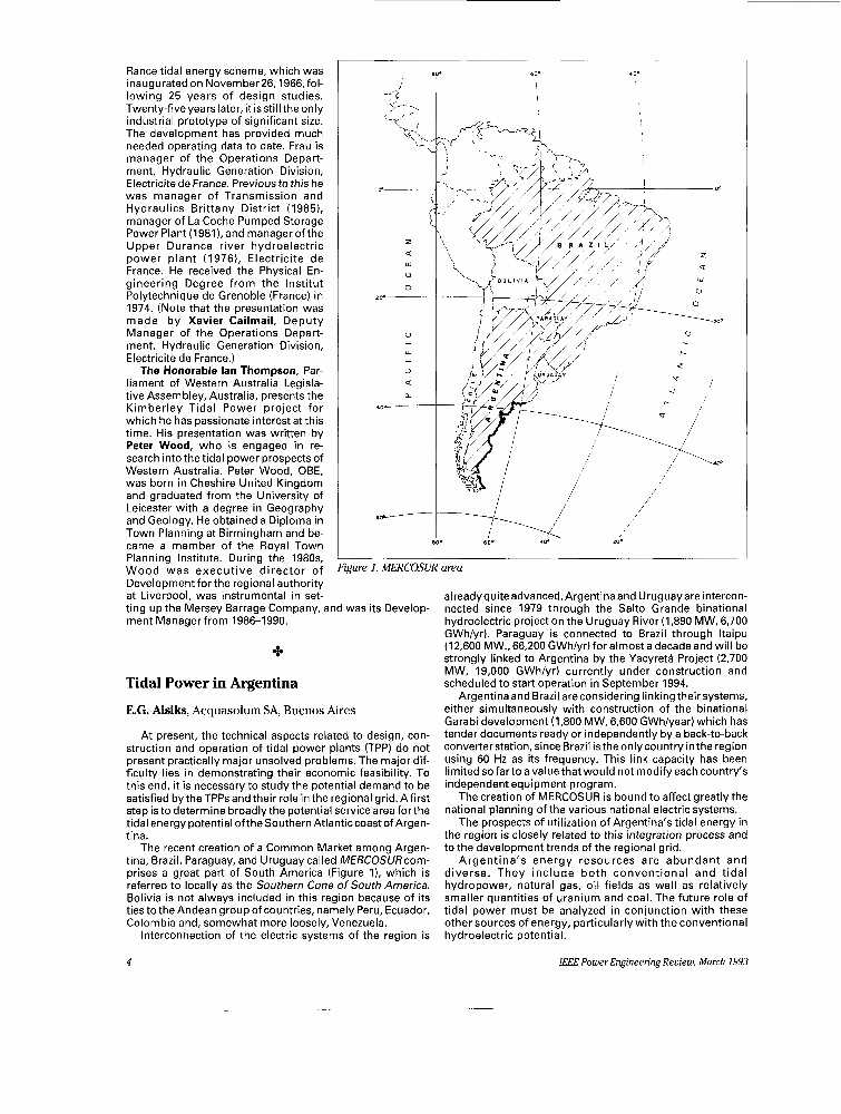 Tidal power in Argentina | IEEE Journals & Magazine | IEEE Xplore