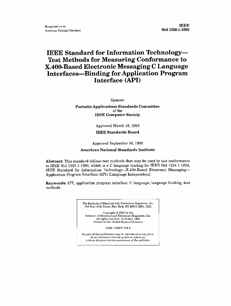 1328.1-1993 - IEEE Standard for Information Technology--Test Methods ...