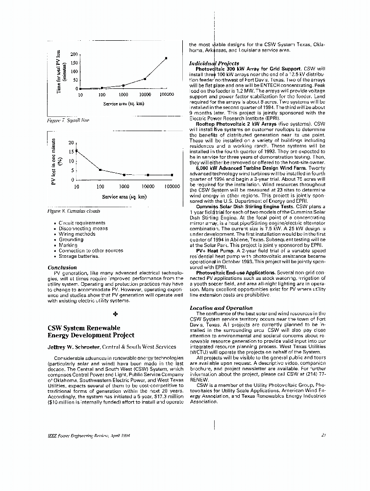 CSW system renewable energy development project | IEEE Journals ...