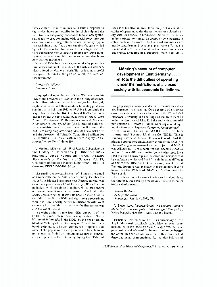 Insanely Great, The Life and Times of Macintosh, the Computer that ...