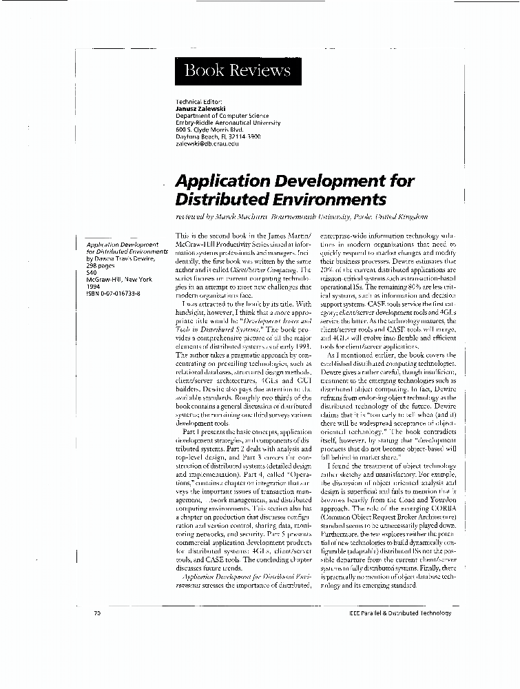 Book reviews | IEEE Journals & Magazine | IEEE Xplore