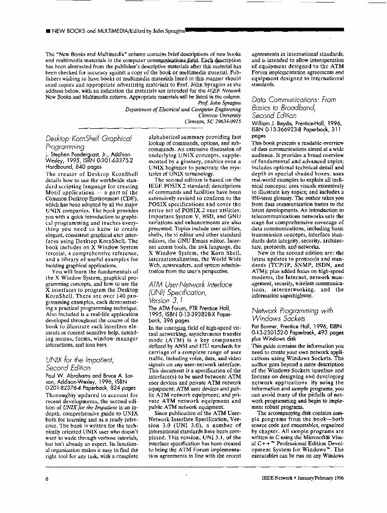 Network Programming with Windows Sockets [New Books] | IEEE Journals ...