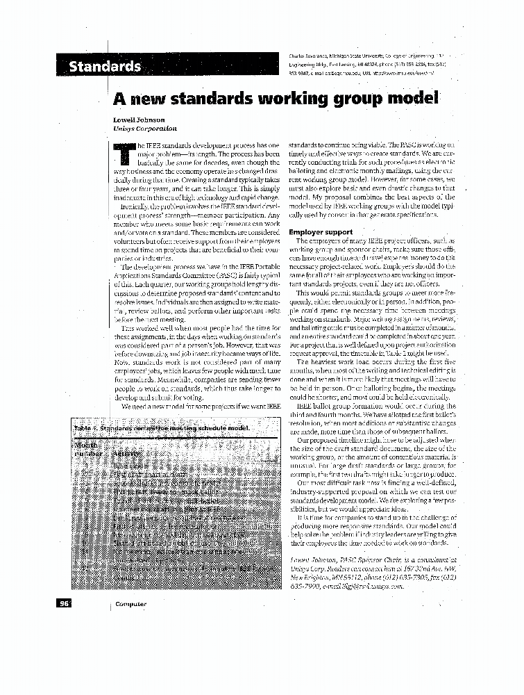 A new standards working group model [Standards] | IEEE Journals ...