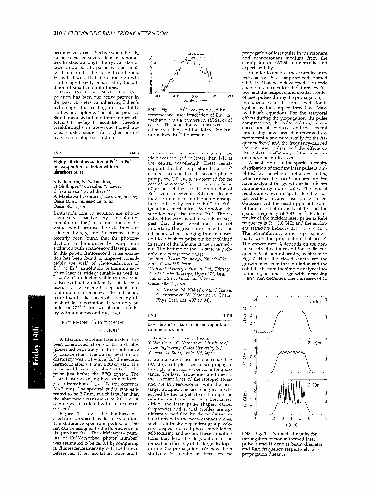 Laser beam breakup in atomic vapor laser isotope separation | IEEE ...