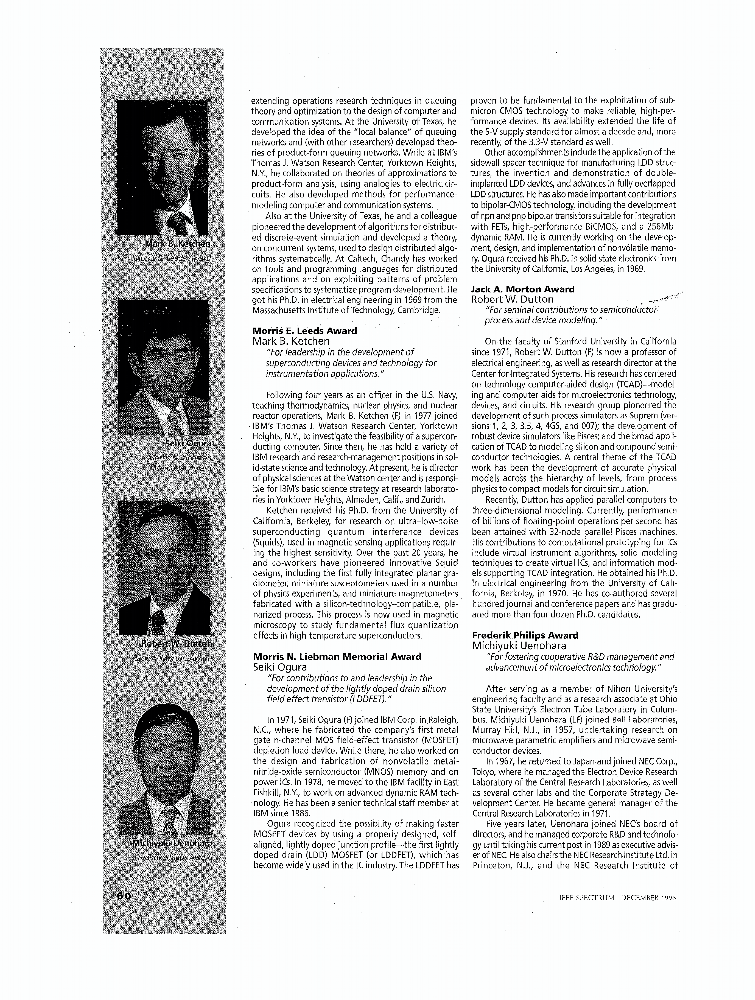 Morris E. Leeds Award - Mark B. Ketchen | IEEE Journals & Magazine ...