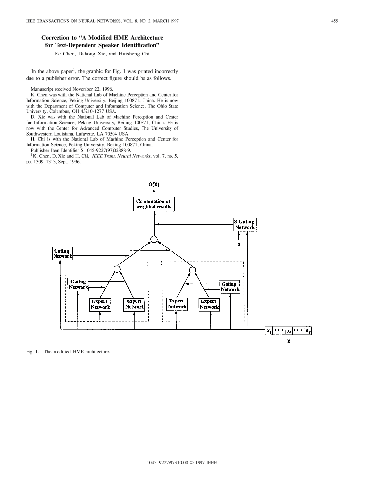 Correction to "A Modified HME Architecture for Text-Dependent Speaker ...