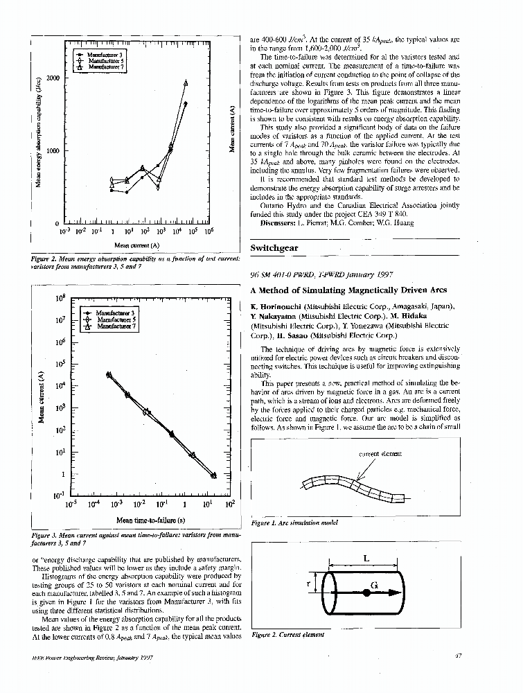 A Method Of Simulating Magnetically Driven Arcs Ieee Journals