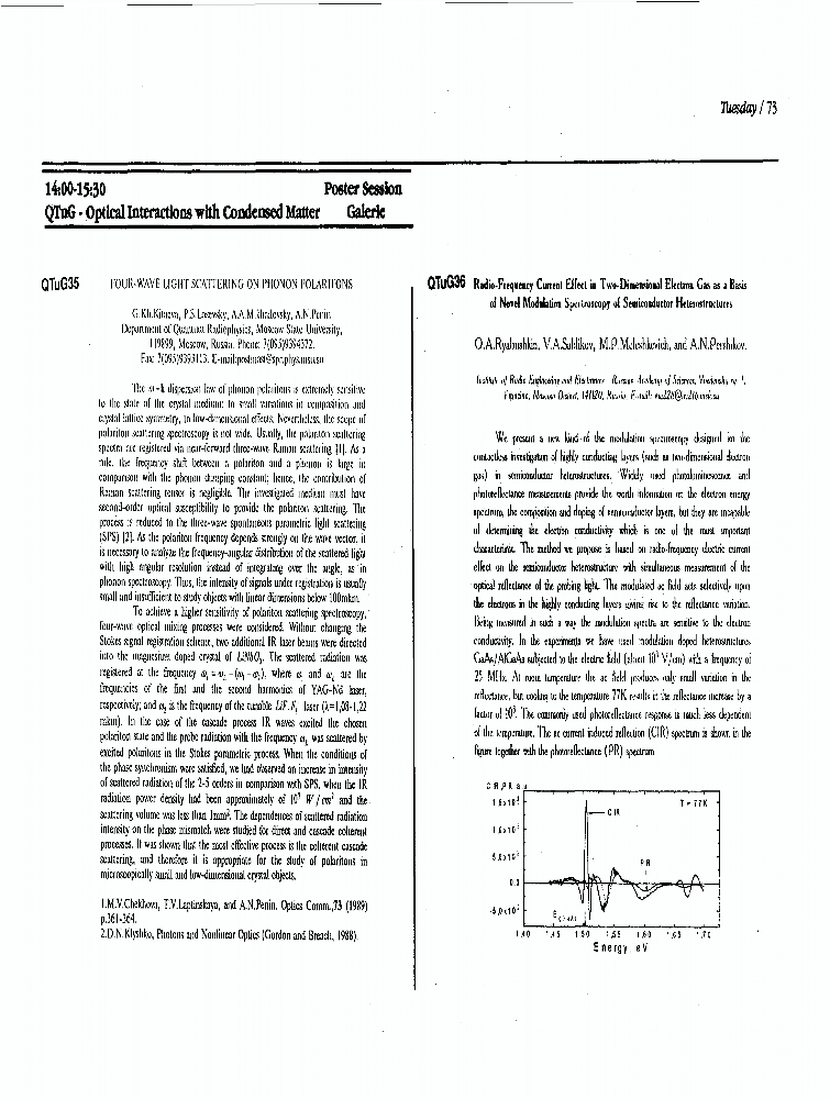 Radio-Frequency Current Effect in Two Dimensional Electron Gas As a ...