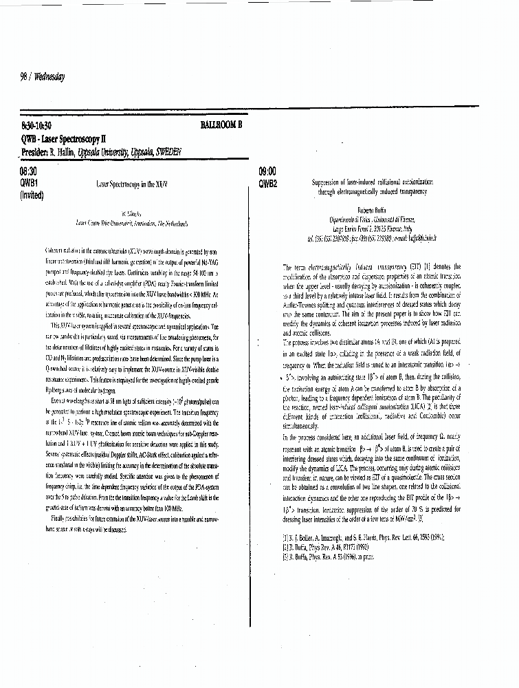 Suppression of Laser-Induced Collisional Autoionization Through ...