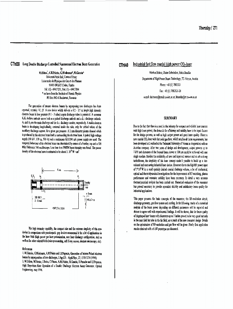 Industrial Fast Flow Coaxial High Bower CO2-Laser | IEEE Conference ...