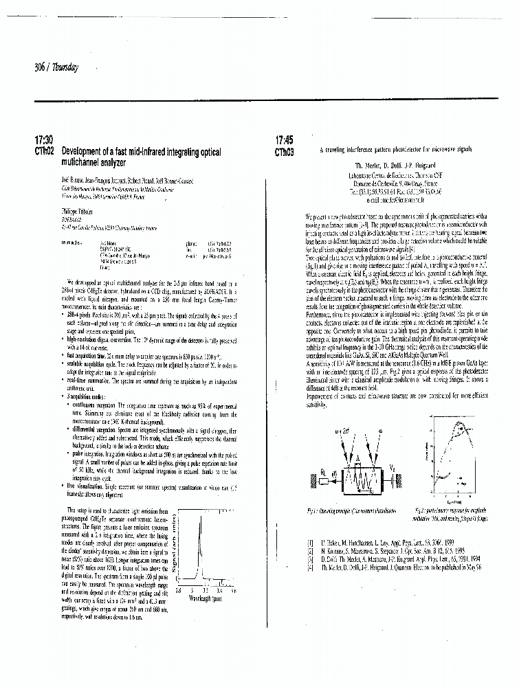 A Traveling Interference Pattern Photodetector for Microwave Signals ...