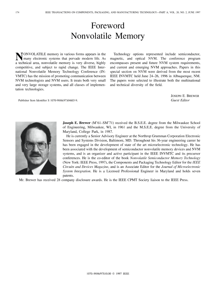 Nonvolatile Memory | IEEE Journals & Magazine | IEEE Xplore