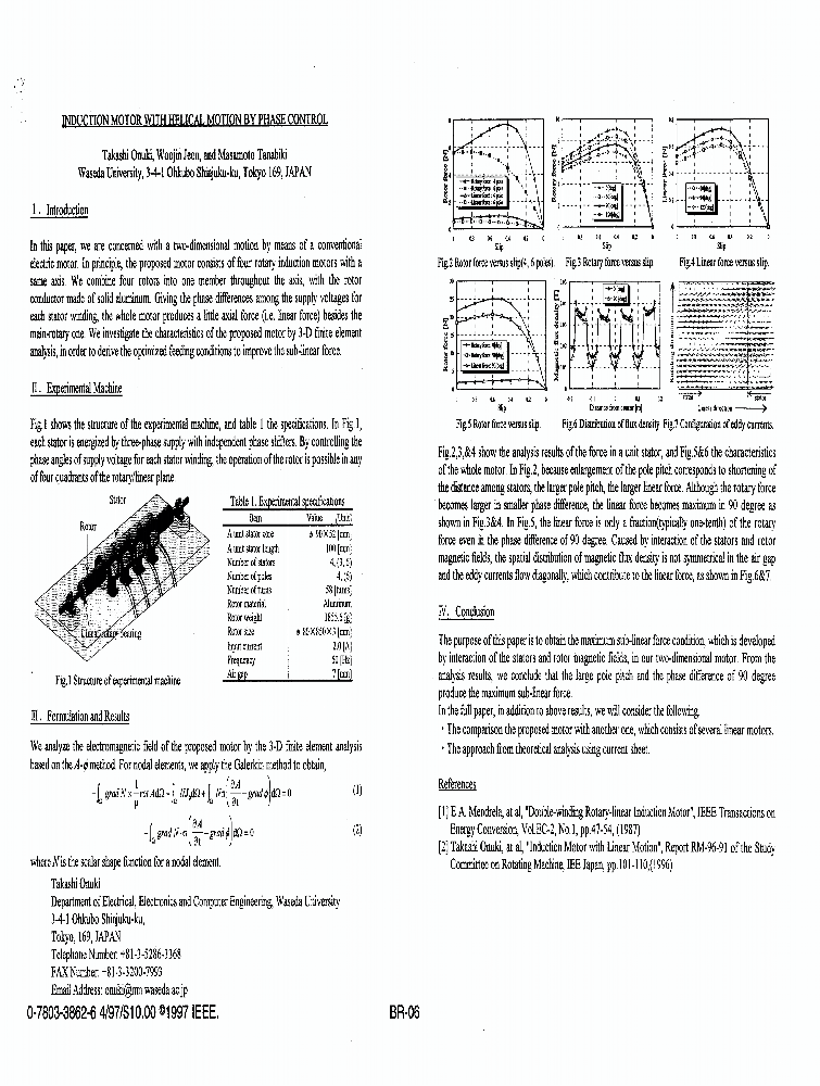 Induction Motor With Helical Motion By Phase Control | IEEE Conference ...