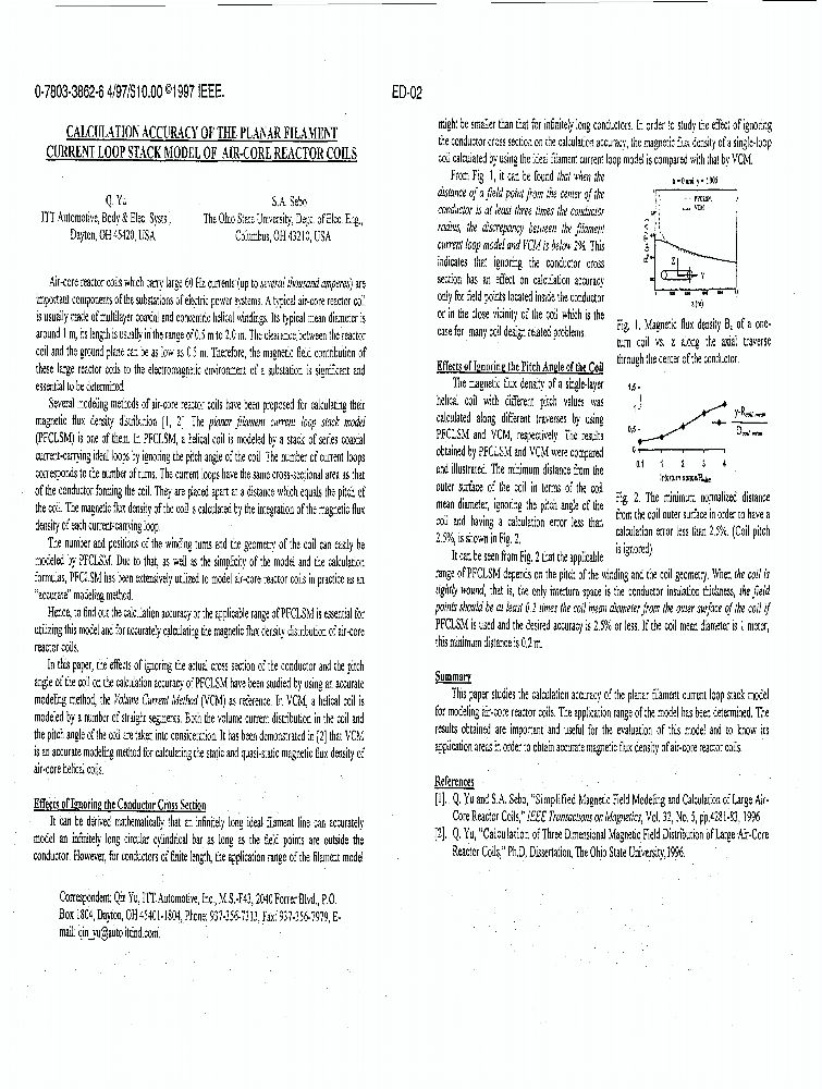 Calculation Accuracy Of The Planar Filament Current Loops Stack Model ...