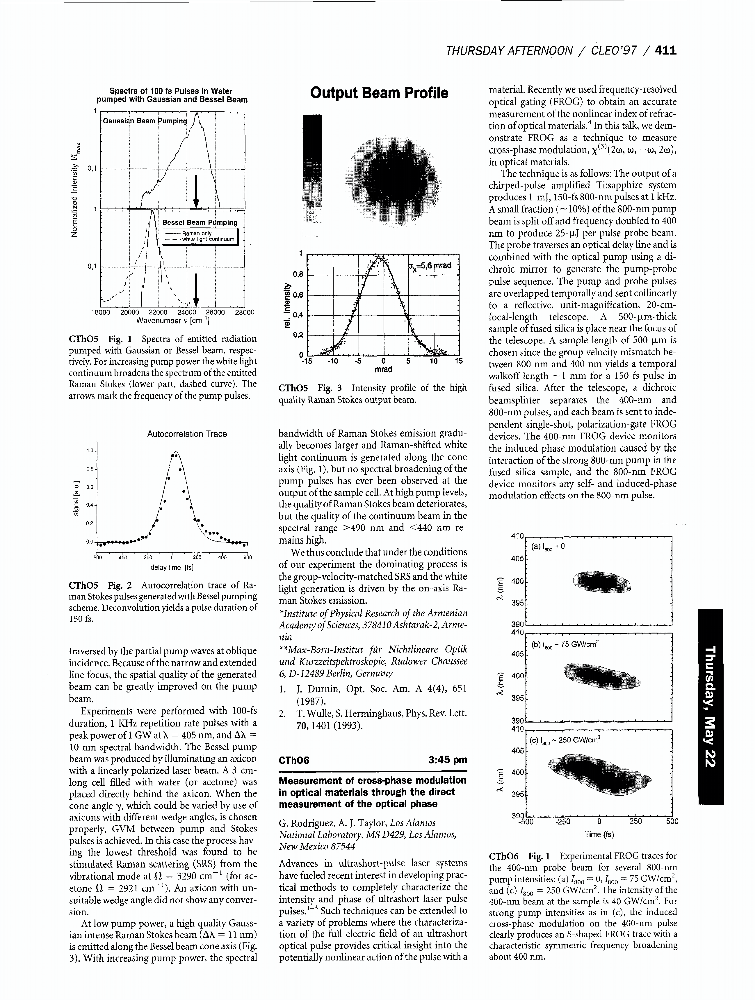 Measurement of cross-phase modulation in optical materials through the ...