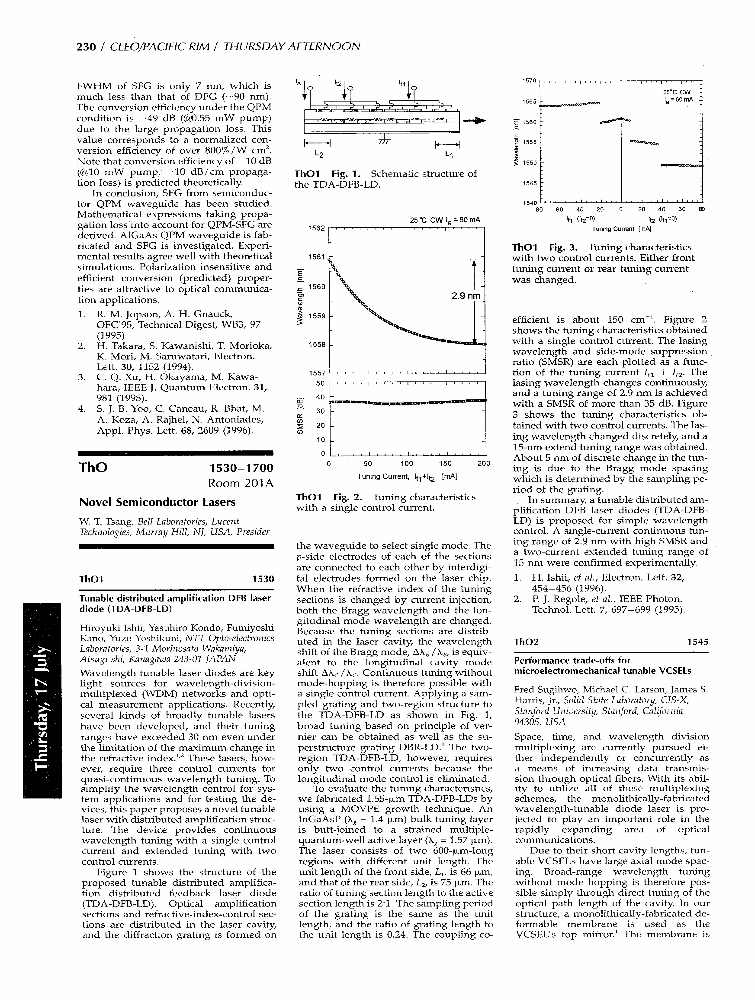 Tunable Distributed Amplification Dfb Laser Diode (tda-dfb-ld) | IEEE ...