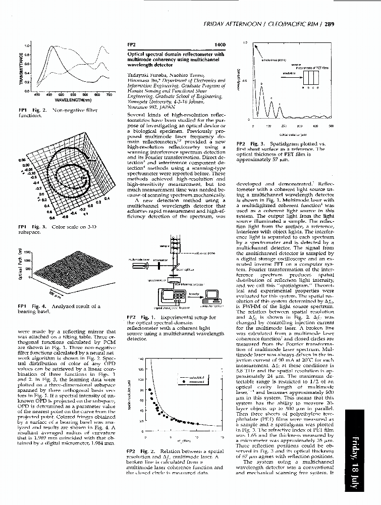 Optical Spectral Domain Reflectometer With Multimode Coherency Using ...