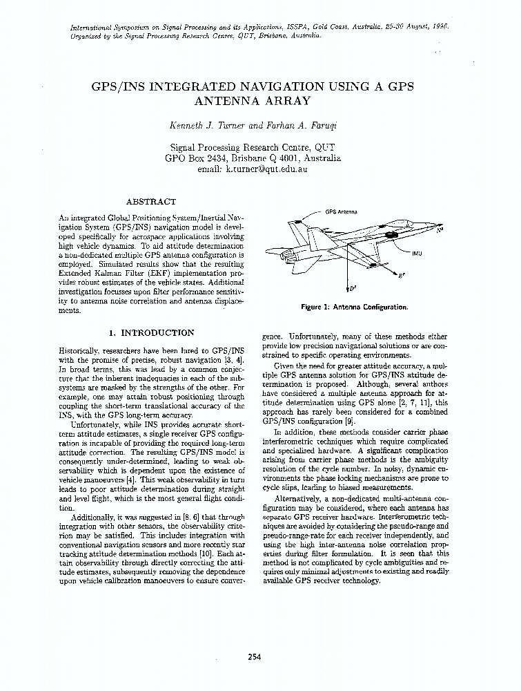 Gps/ins Integrated Navigation Using a Gps Antenna Array | IEEE Conference Publication | IEEE Xplore