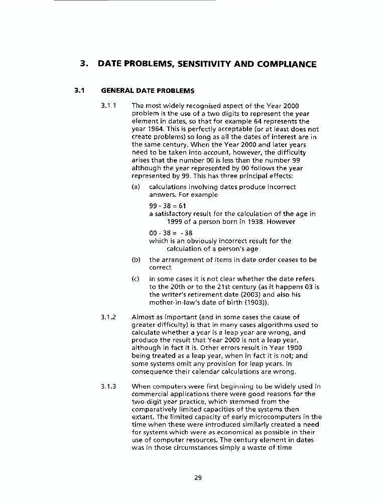 Date Problems, Sensitivity and Compliance | IET Conference Publication ...