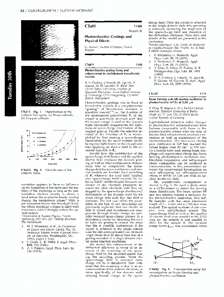 Beam fanning and self-starting oscillation in photorefractive lnP:Fe at ...