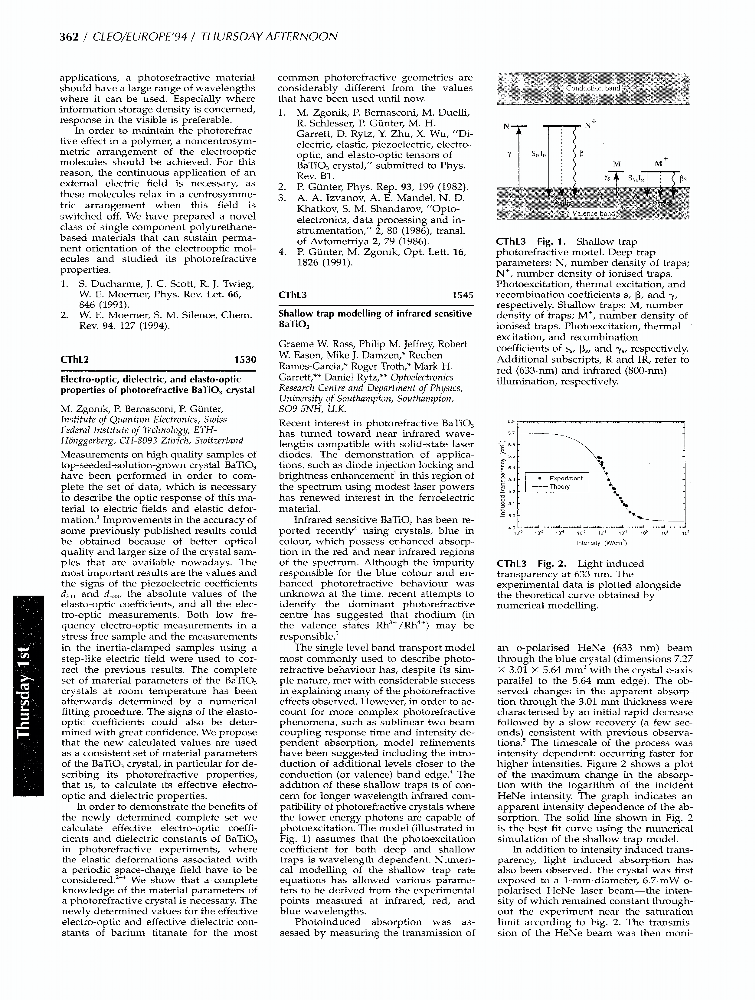 Electro-optic, dielectric, and elasto-optic properties of ...