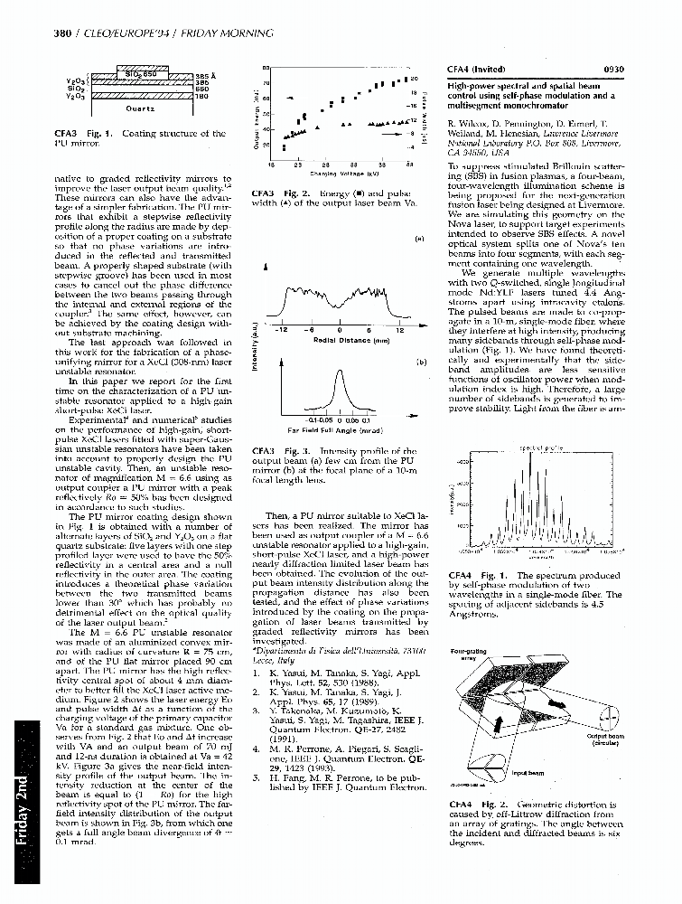 High-power spectral and spatial beam control using self-phase ...