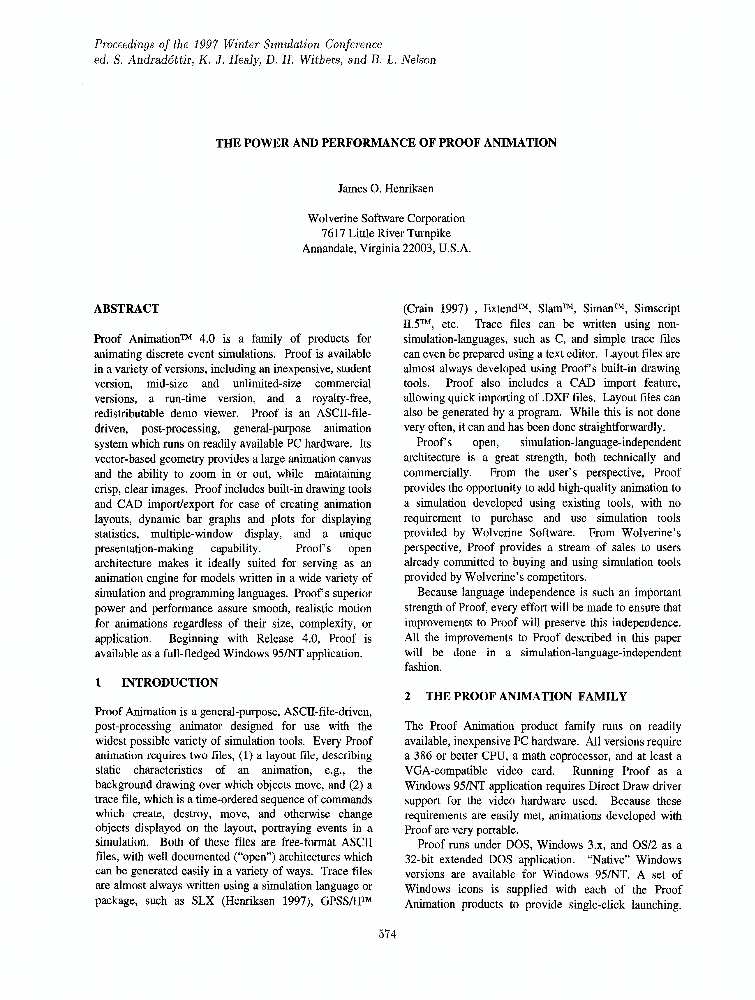 The Power And Performance Of Proof Animation | IEEE Conference ...