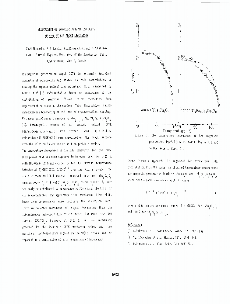 Measurement of Magnetic penetration In Htsc By Esr Decoration | IEEE ...