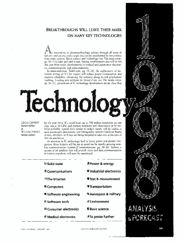 Breakthroughs will leave their mark on many key technologies | IEEE ...