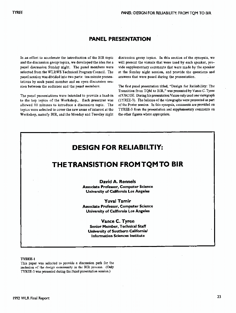 Design For Reliabiltiy | IEEE Conference Publication | IEEE Xplore