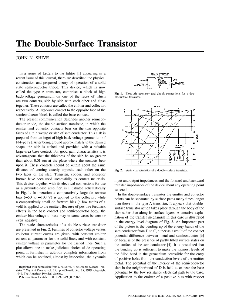 The Double-surface Transistor | IEEE Journals & Magazine | IEEE Xplore