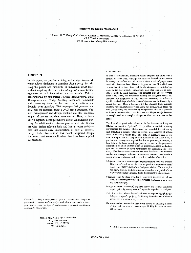 Executive for Design Management | IEEE Conference Publication | IEEE Xplore