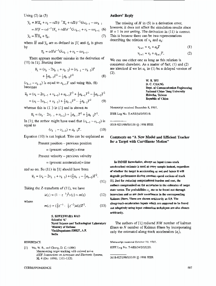 Author's reply | IEEE Journals & Magazine | IEEE Xplore