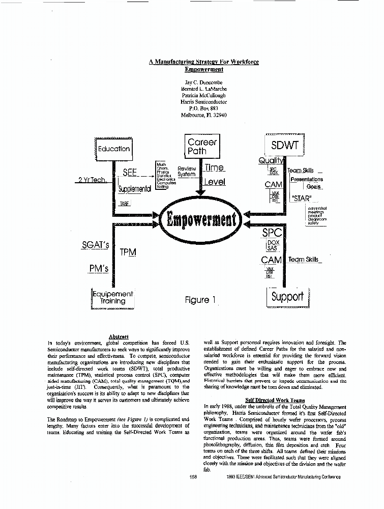 A Manufacturing Strategy for Workforce Empowerment | IEEE Conference Publication | IEEE Xplore
