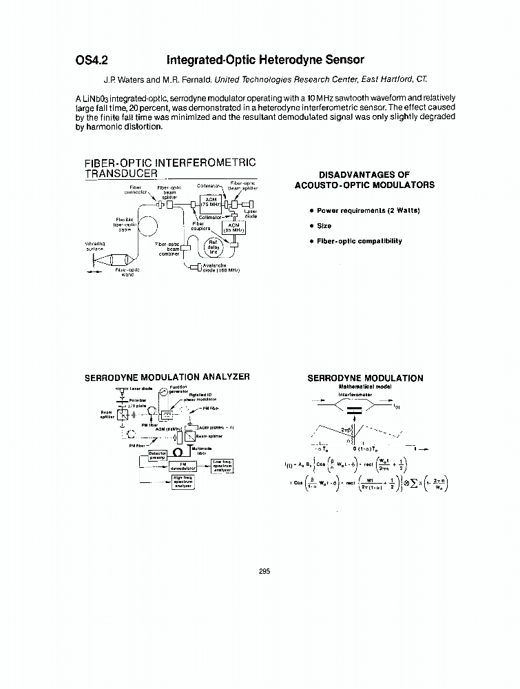 Integrated-optic Heterodyne Sensor | IEEE Conference Publication | IEEE ...