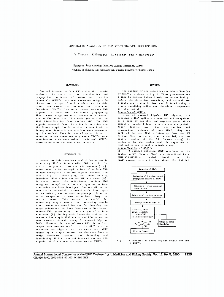 Automatic Analysis Of The Multichannel Surface EMG | IEEE Conference ...