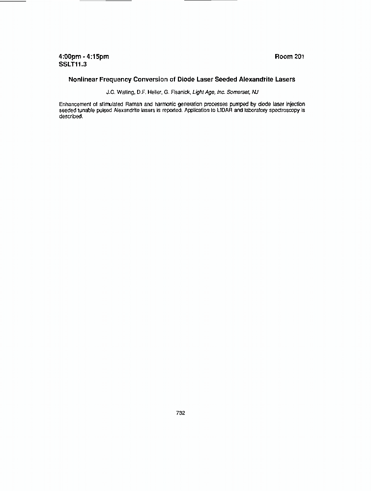 Nonlinear Frequency Conversion Of Diode Laser Seeded Alexandrite Lasers ...