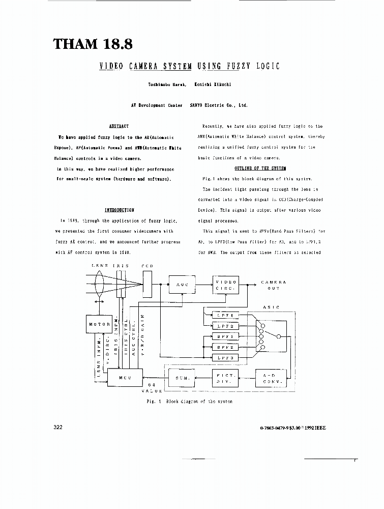 Video Camera System Using Fuzzy Logic | IEEE Conference Publication ...