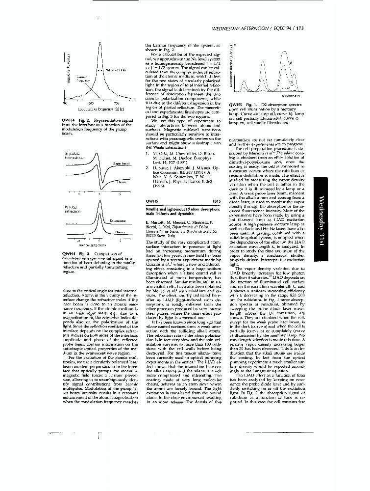 Nonthermal light-induced atom desorption: main features and dynamics | IEEE Conference ...