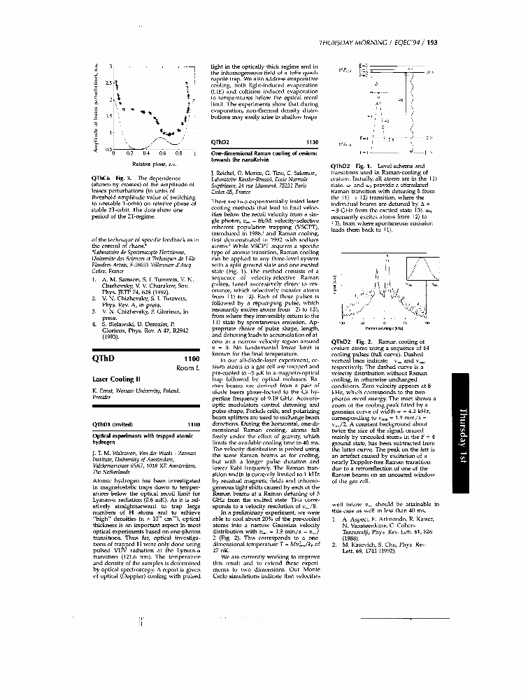Optical experiments with trapped atomic hydrogen | IEEE Conference ...