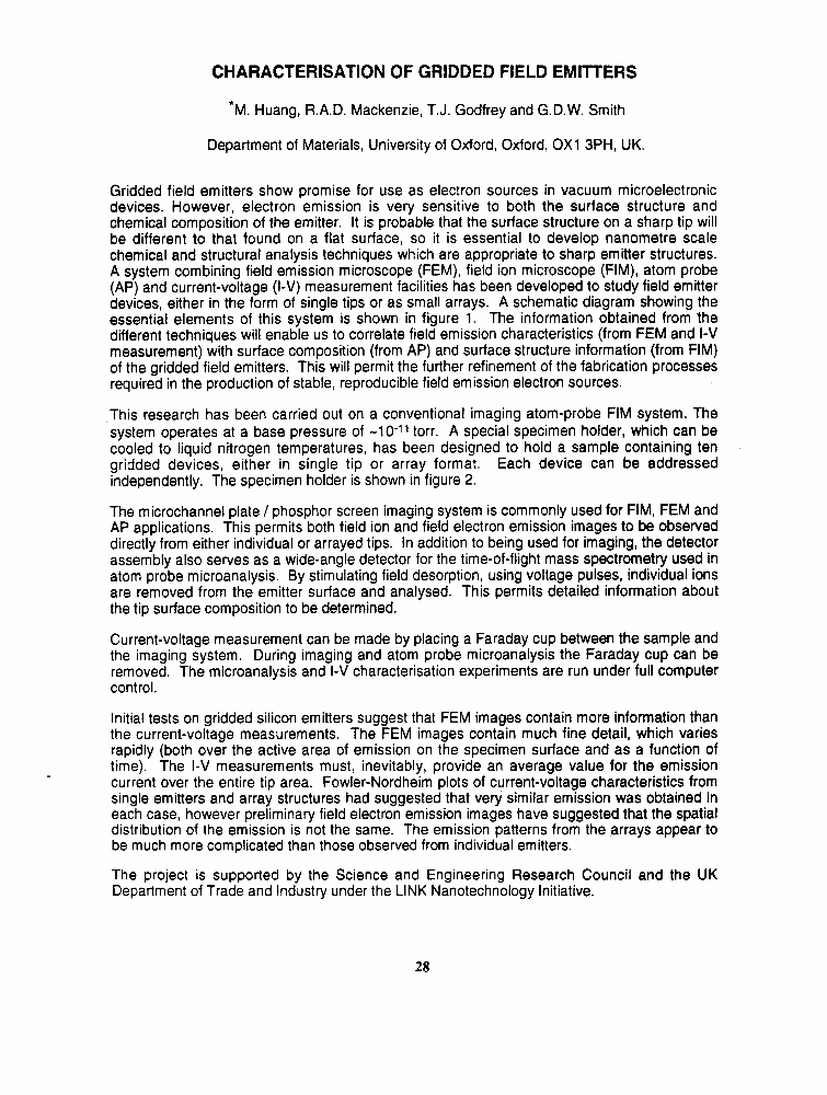 Characterisation Of Gridded Field Emitters | IEEE Conference ...