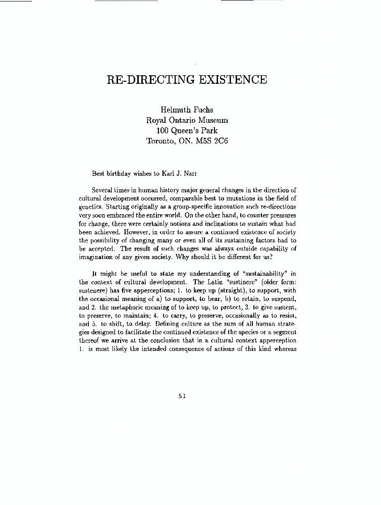 Re-directing Existence | IEEE Conference Publication | IEEE Xplore