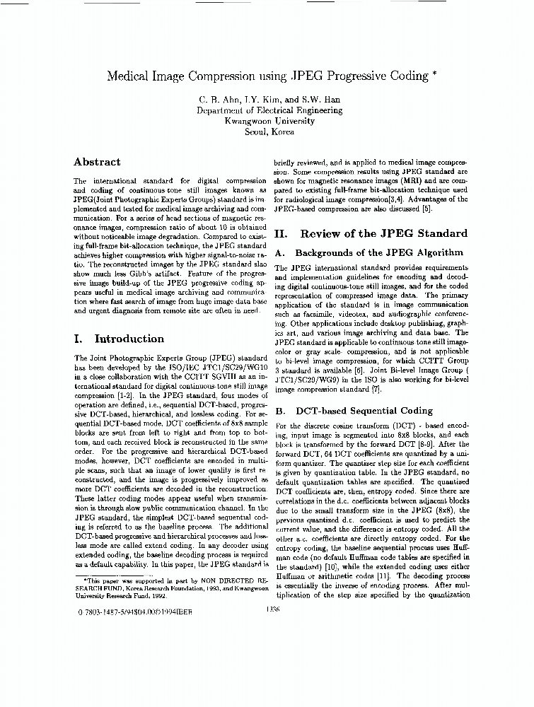 Medical Image Compression Using JPEG Progressive Coding | IEEE Conference Publication | IEEE Xplore