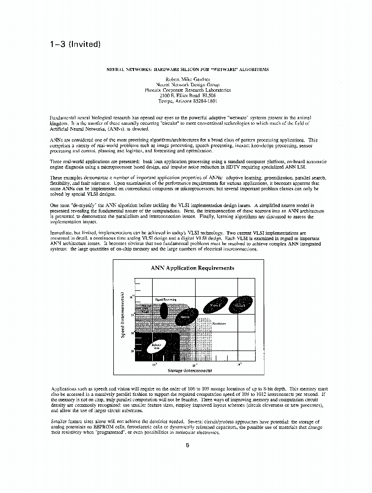 Neural Networks: Hardware Silicon For "Wetware" Algorithms | IEEE ...