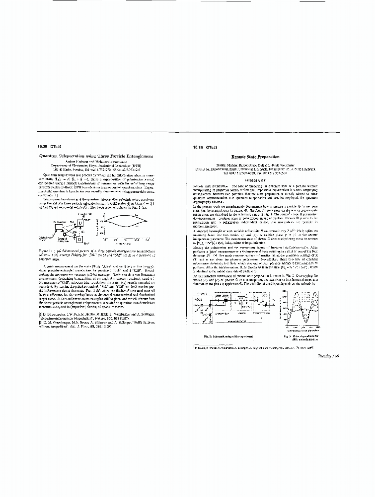 Remote State Preparation | IEEE Conference Publication | IEEE Xplore