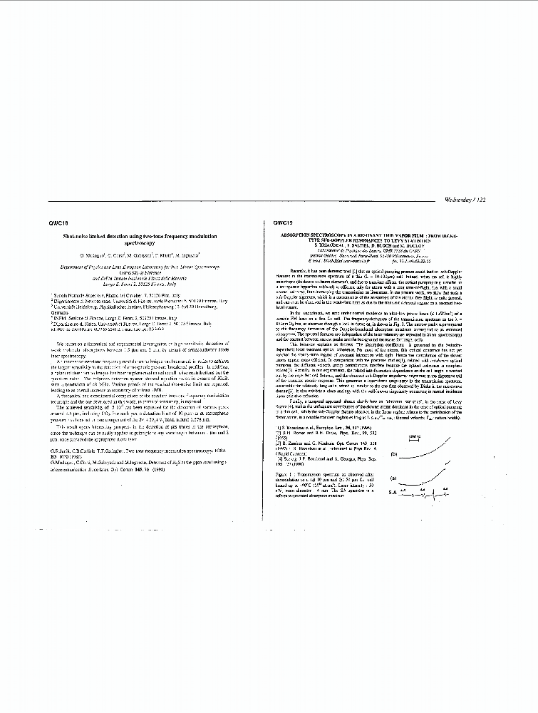 Shot-noise limited detection using two-tone frequency modulation ...
