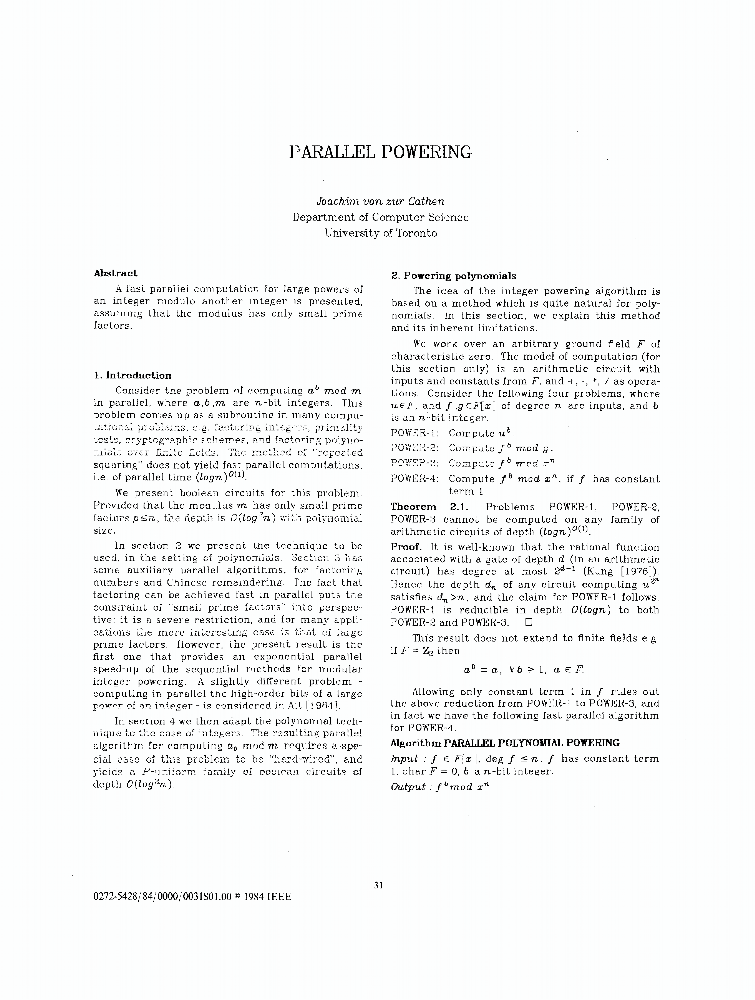 Parallel Powering | IEEE Conference Publication | IEEE Xplore