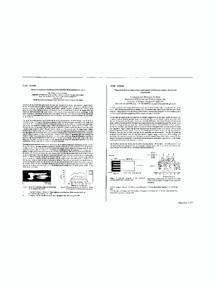 Phase Locked Array Laser Using A Multi Mode Interference Coupler
