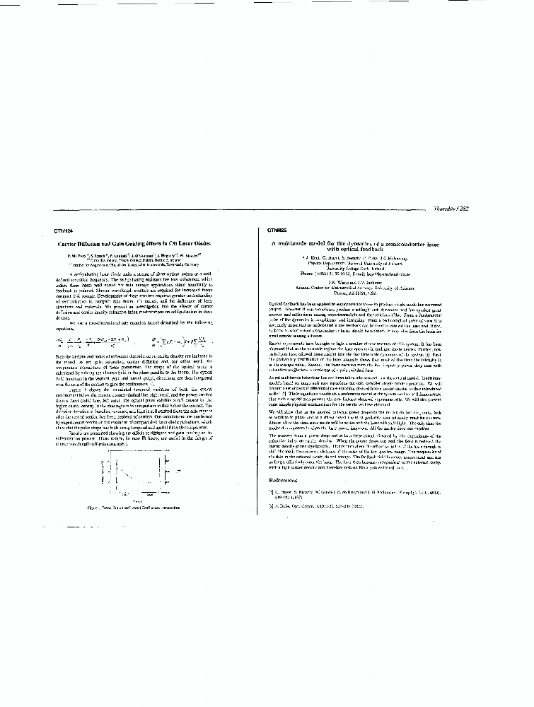 Carrier Diffusion and Gain Guiding Effects in CD Laser Diodes | IEEE ...