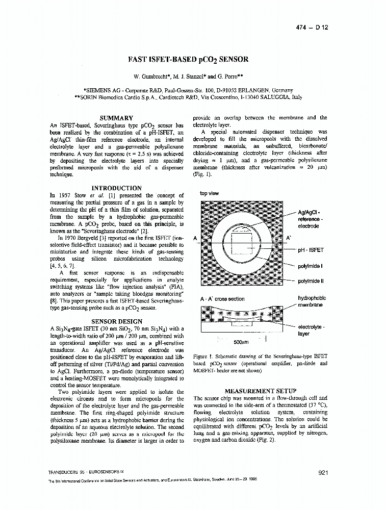Fast Isfet-based pCO/sub2/ Sensor | IEEE Conference Publication | IEEE ...